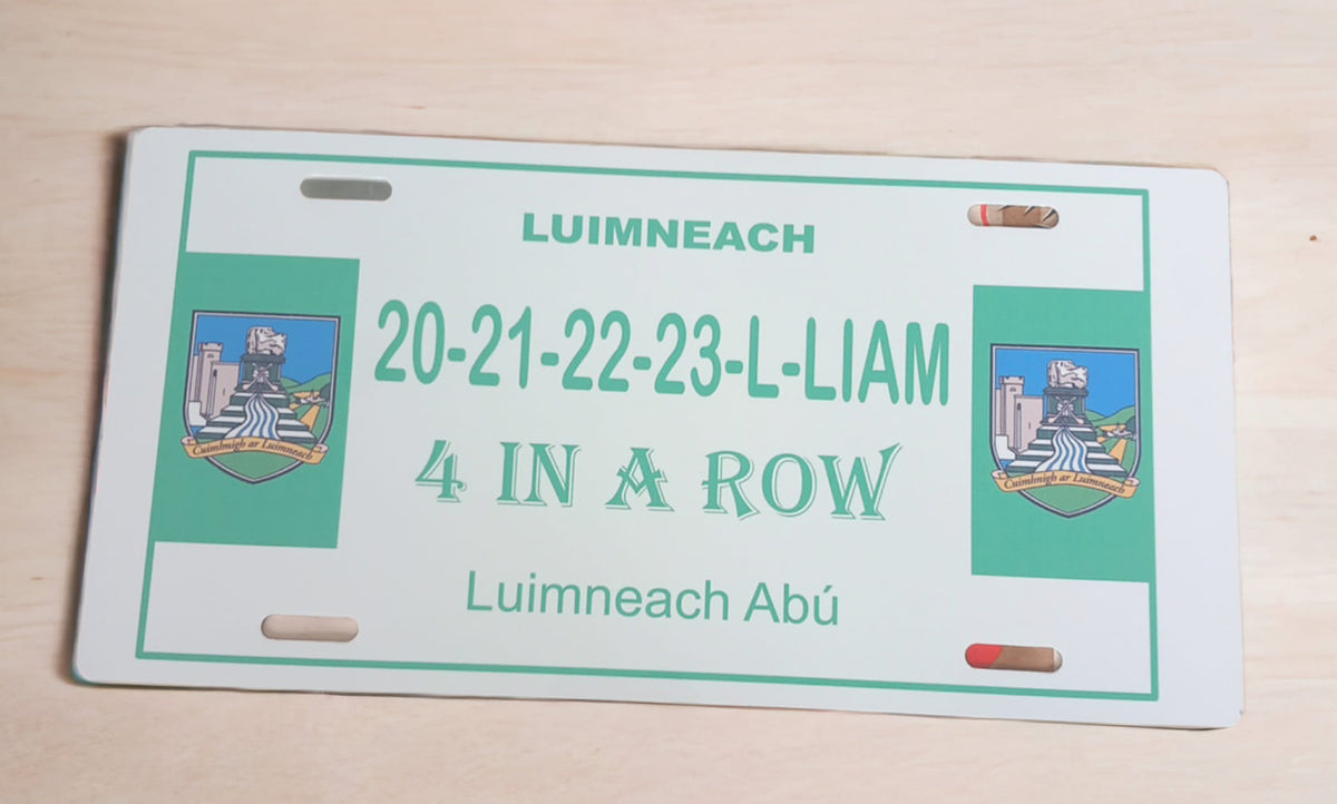 4 in a row License plate – Predatorhandball.com